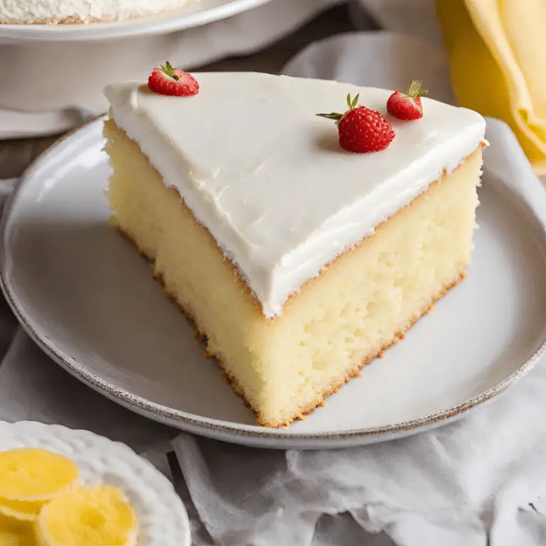 Easy Vanilla Cake Recipe: Simple and Delicious | Delectable Meal