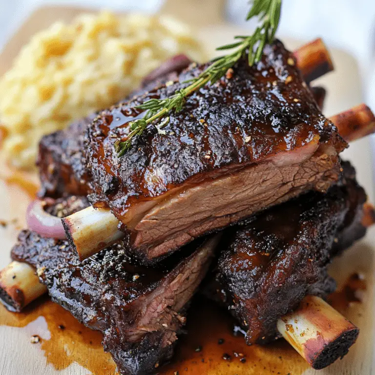 Smoked Beef Short Ribs | Delectable Meal