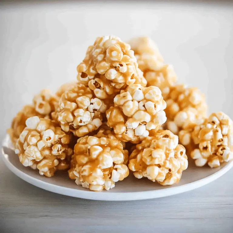 Caramel Popcorn Balls | Delectable Meal