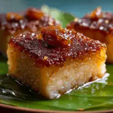 Biko (Filipino Sticky Rice Cake) | Delectable Meal
