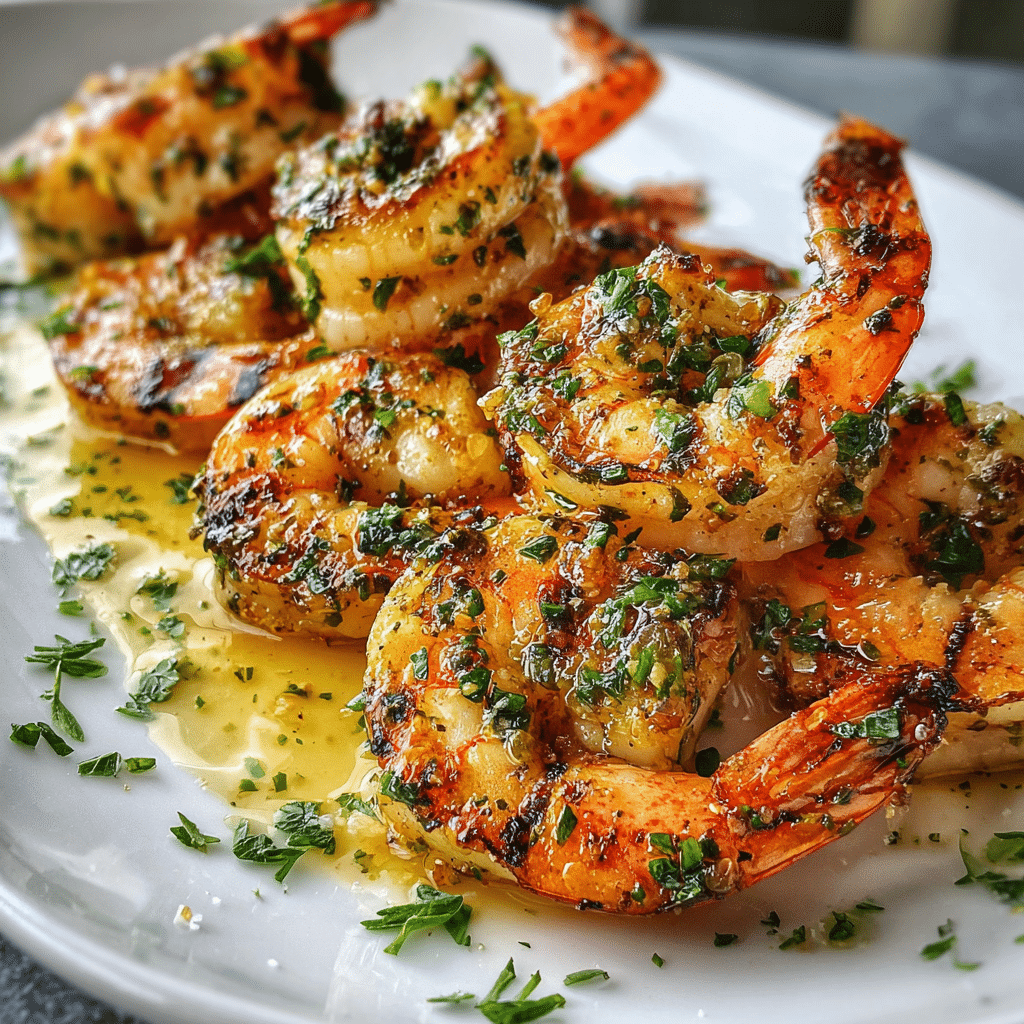 Garlic Grilled Shrimp | Delectable Meal
